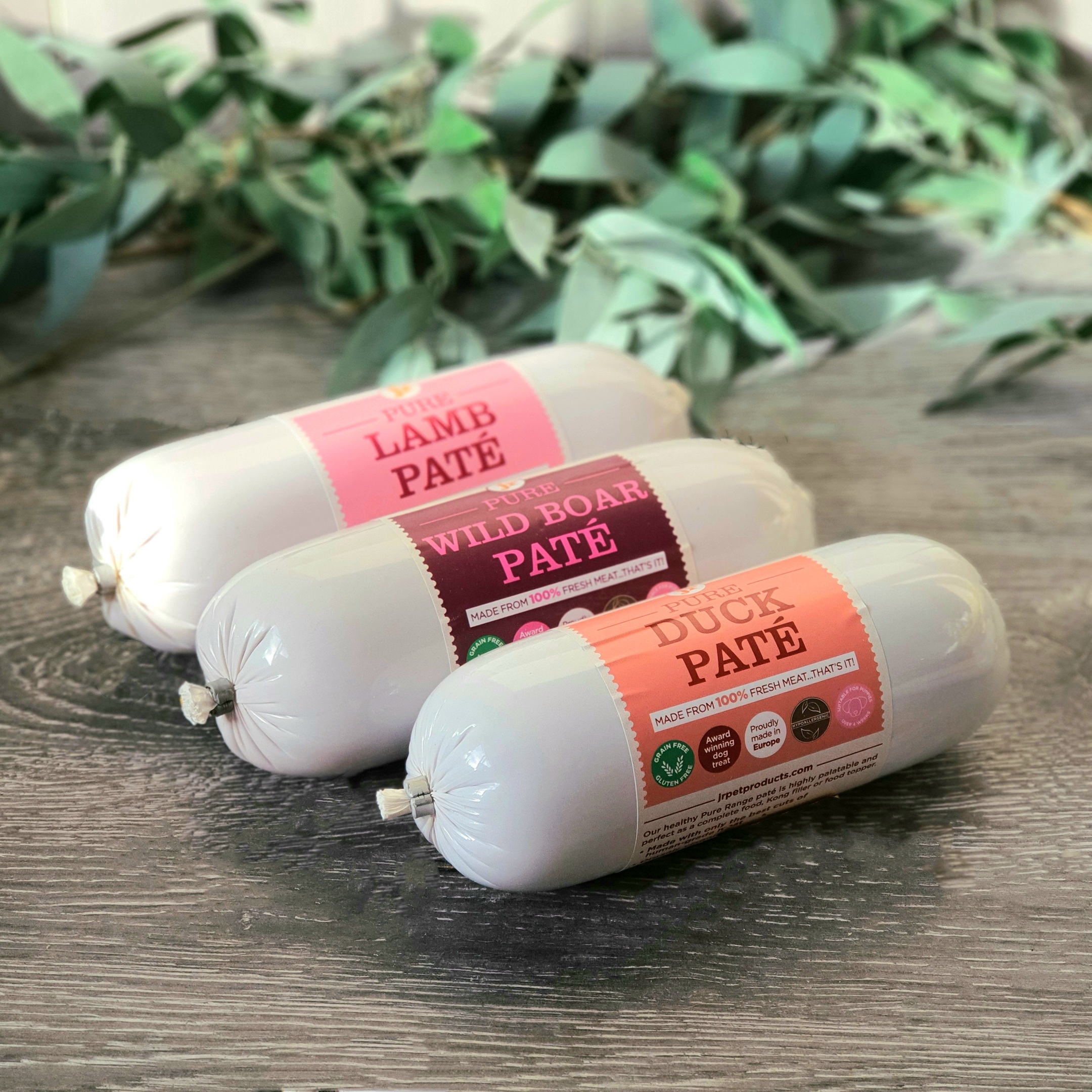 JR Pure Pate (Various Flavours and Sizes) - Green Pawprints - Natural ...